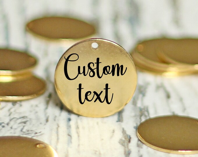 Personalized Charms Bar Add on Bracelet Charm Custom Jewelry - Etsy