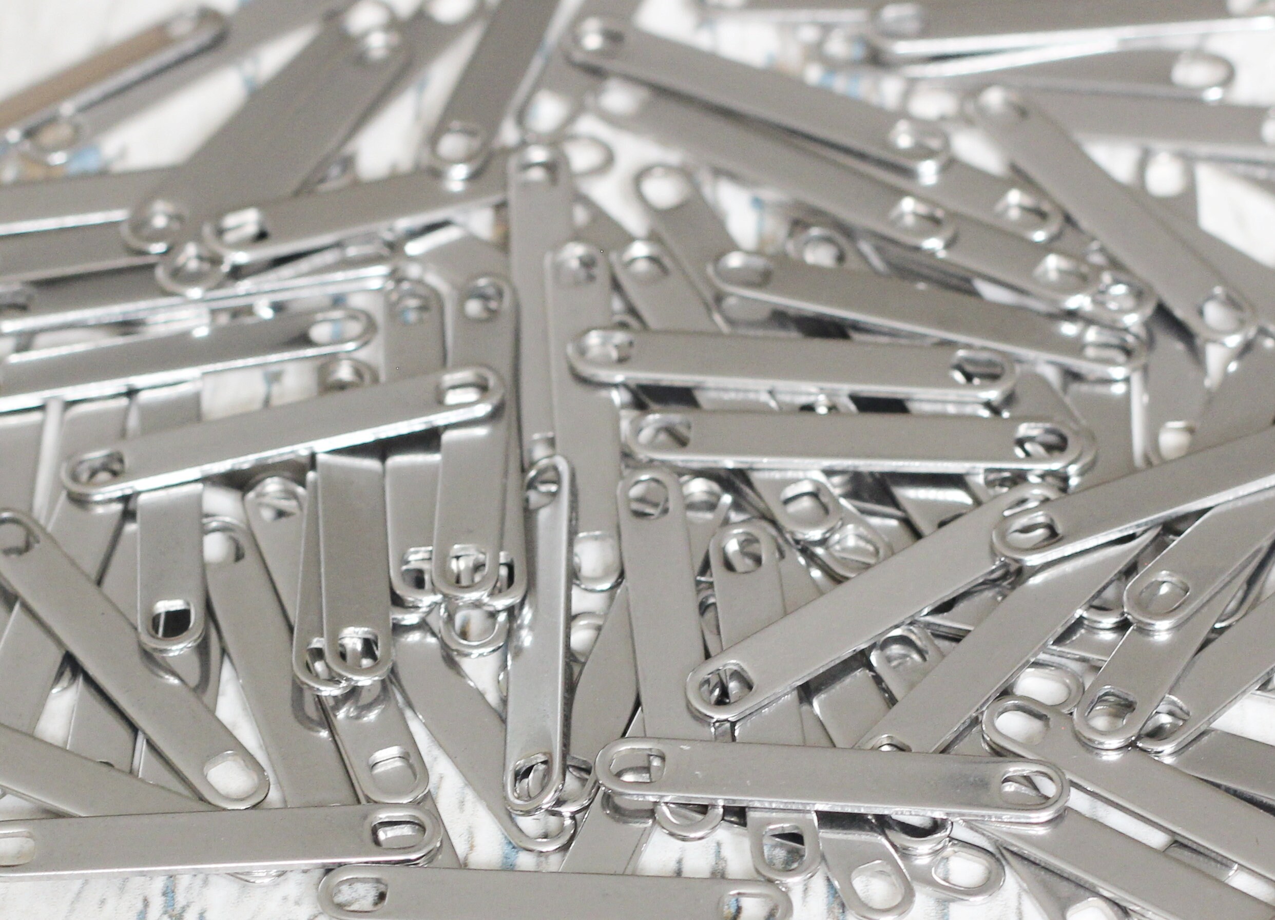 Custom Tags Rectangle Charms. Engraved Personalized Tag. - Etsy