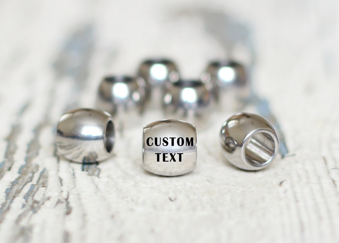 Custom Beads Personalized Charms. Engravable Blanks Wholesale Findings ...