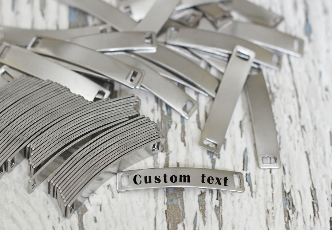 Personalized Charms Bar Add on Bracelet Charm Custom Jewelry - Etsy