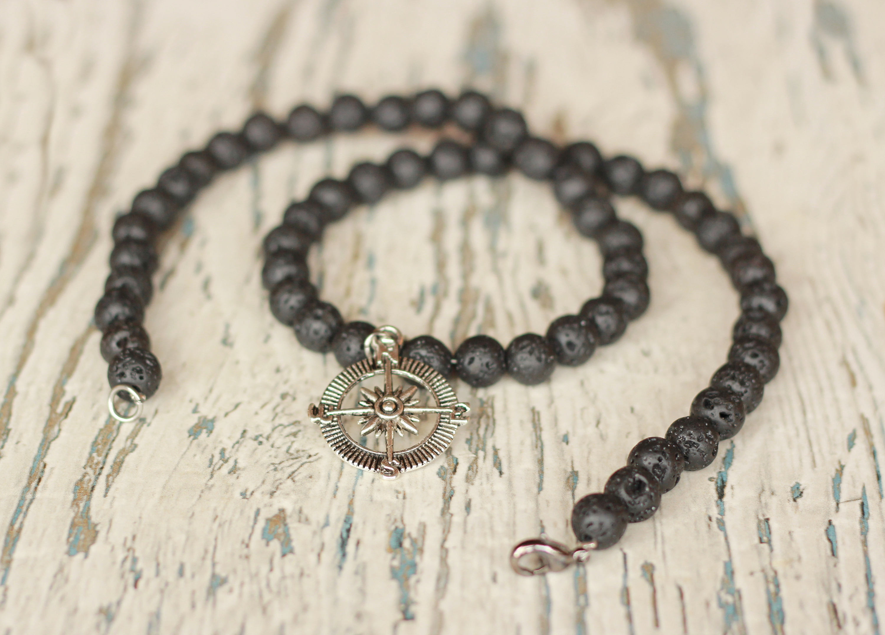 Compass necklace for men charm compass jewelry nautical | Etsy