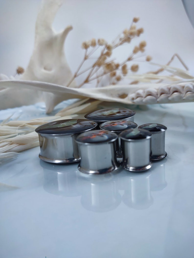 Ice Plugs, Resin Handmade Clear Plugs/ Gauges. Double Flared. - Etsy