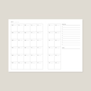 Weekly Planner, Undated Weekly Planner, Undated Diary, Luxury Weekly ...