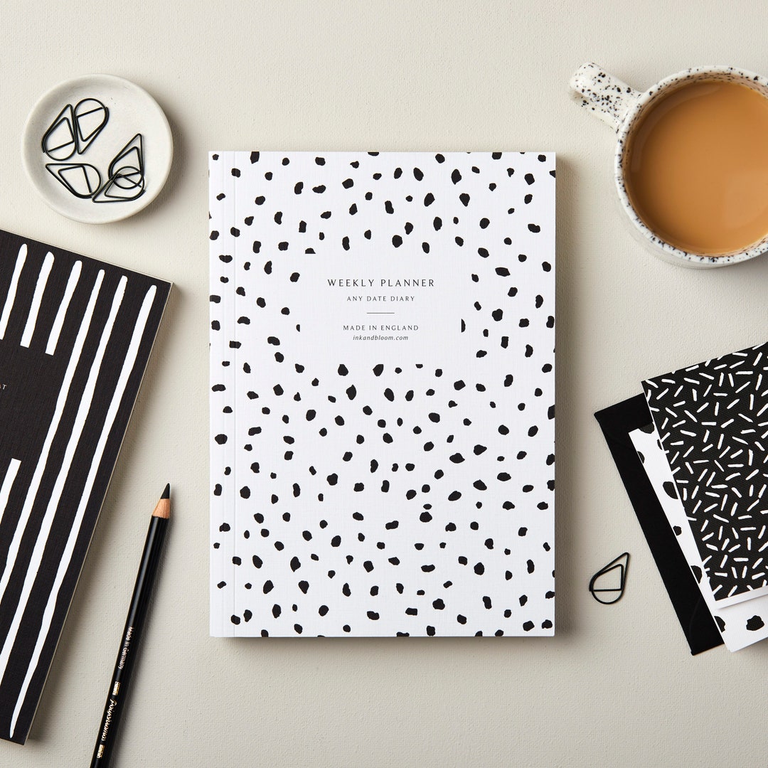 Weekly Planner, Undated Weekly Planner, Undated Diary, Luxury Weekly ...
