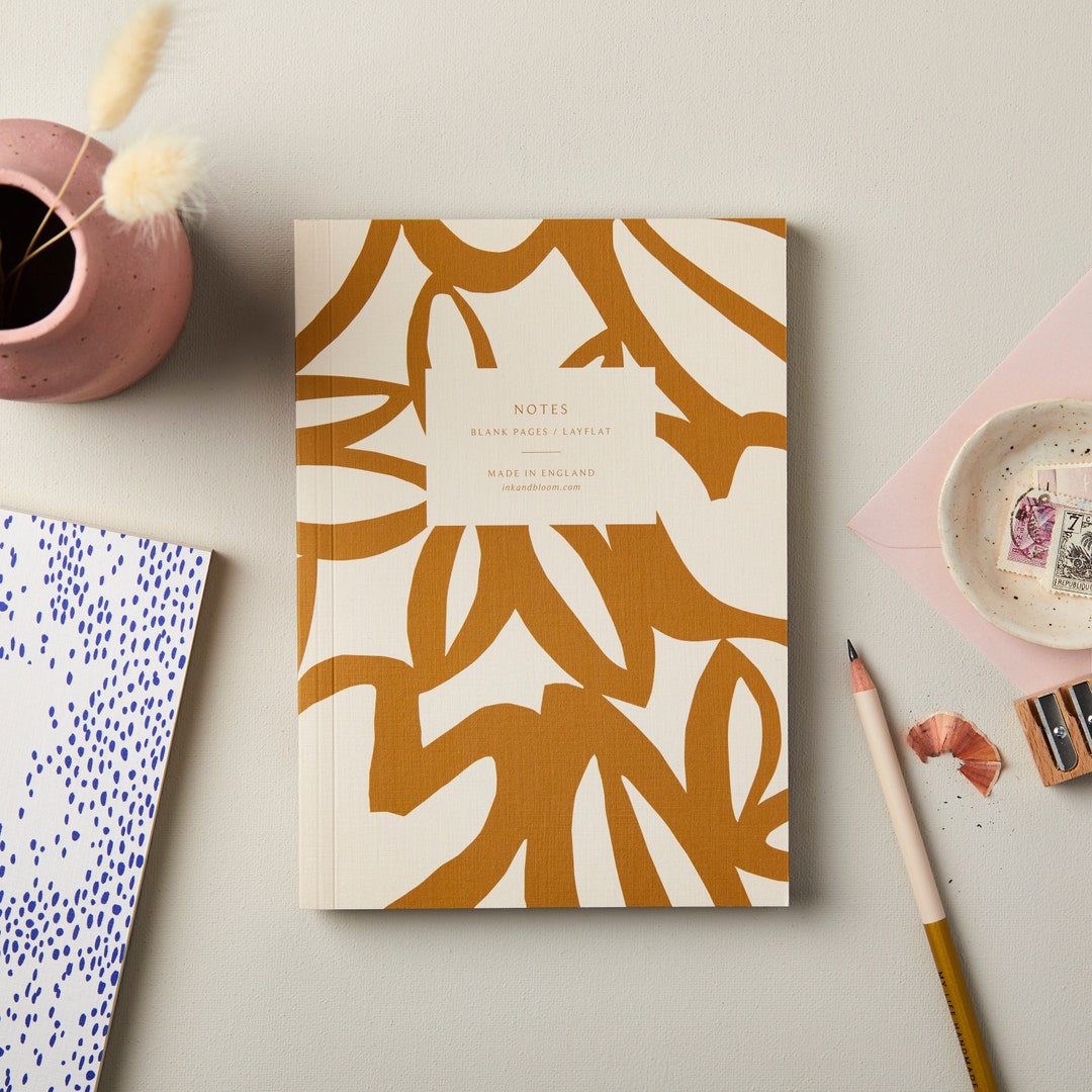 Luxury Notebook, Plain Page Notebook, Modern Notebook, Layflat Notebook ...