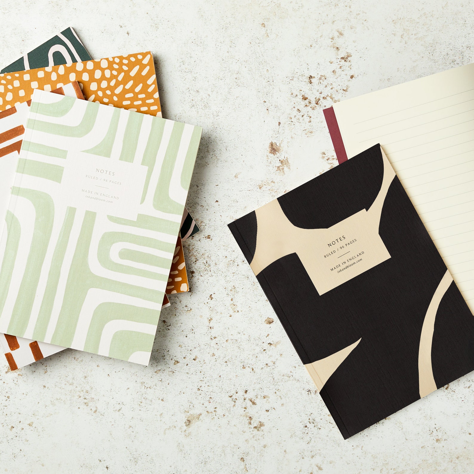 Luxury Notebook, Ruled Page Notebook, Modern Notebook, Illustrated ...
