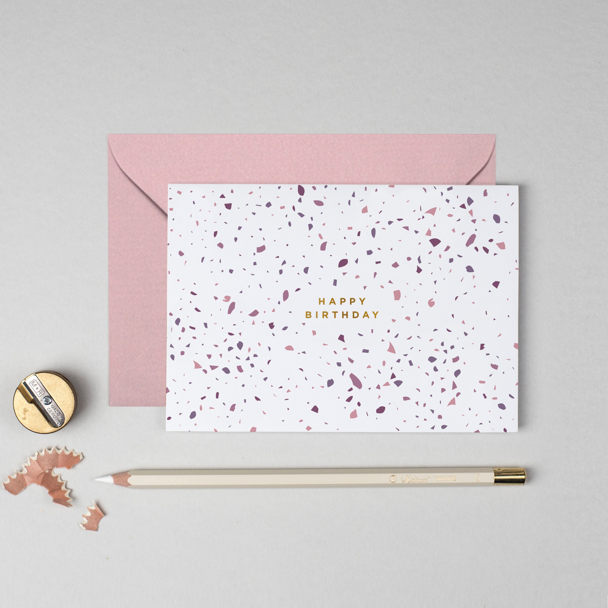 Birthday Card Pack Happy Birthday Card Gold Foil Birthday - Etsy