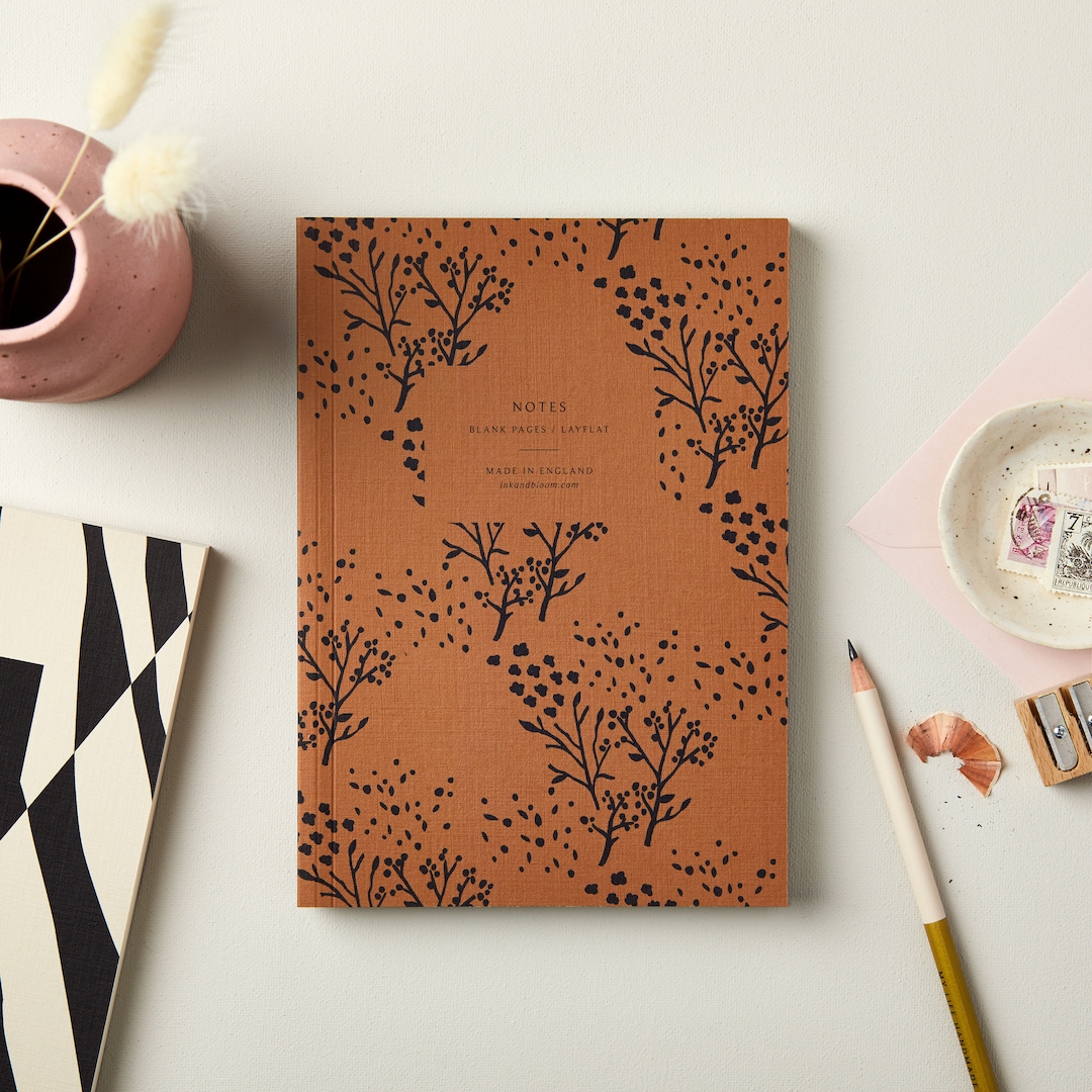 Luxury Notebook, Plain Page Notebook, Modern Notebook, Layflat Notebook ...