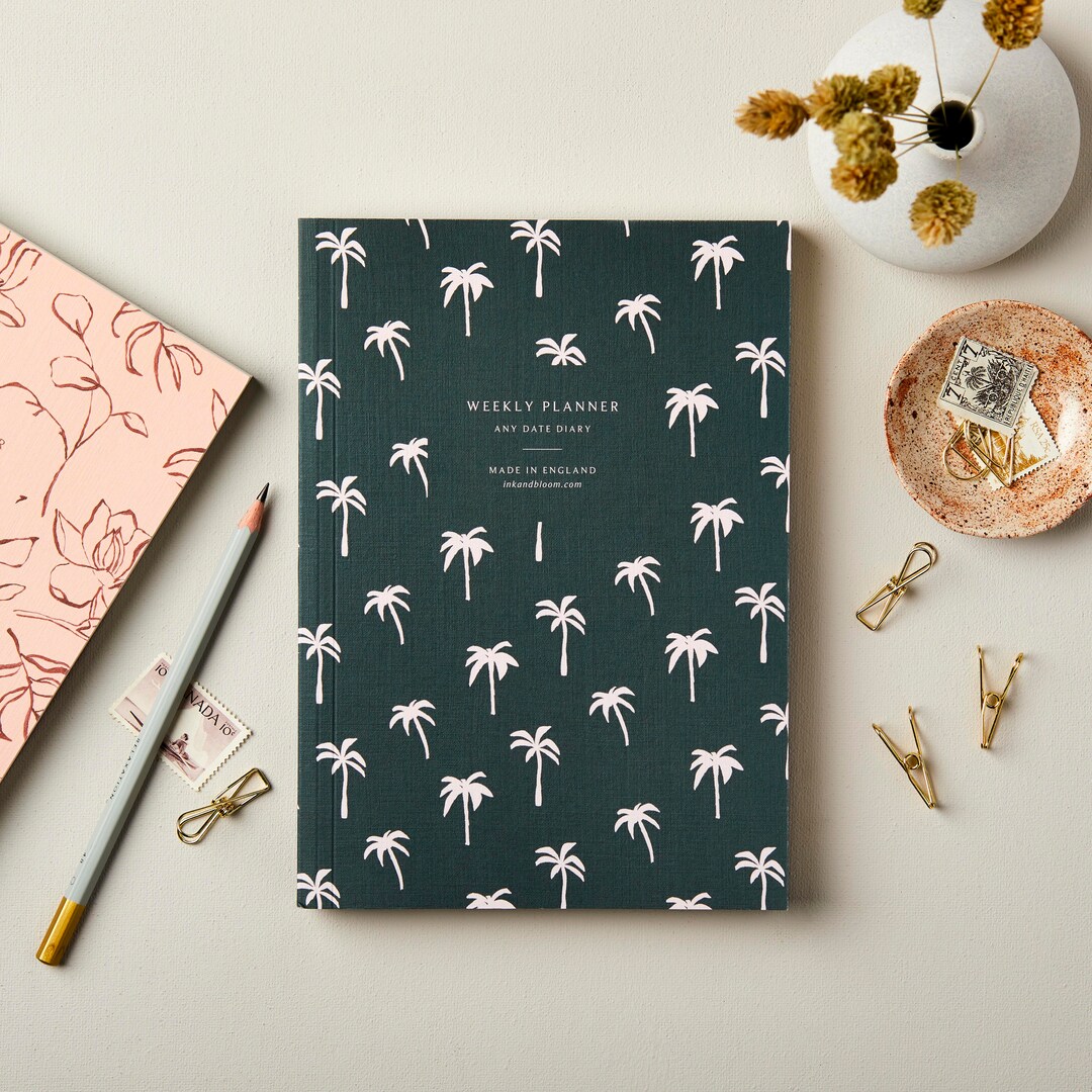 Weekly Planner, Undated Weekly Planner, Undated Diary, Luxury Weekly ...