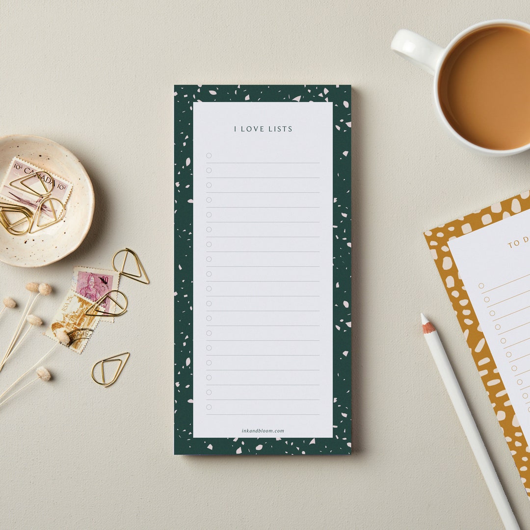 To-do List Notepad, Jotter Notepad, Tear off Page Notepad, Desk Planner ...