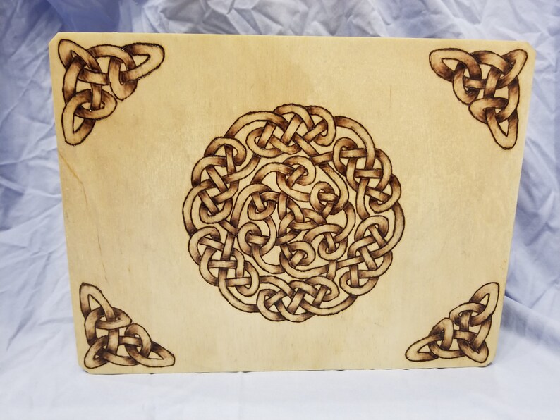 Celtic Knot Box Wood Burning - Etsy
