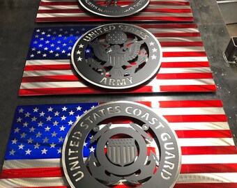 Metal American Flag - Etsy
