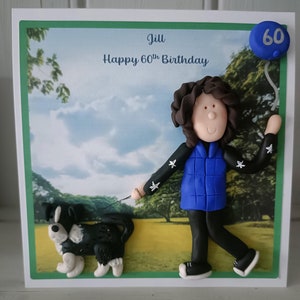 Personalised Runner/ Jogger/ Walker/ Rambler Birthday Card Any Age by ...