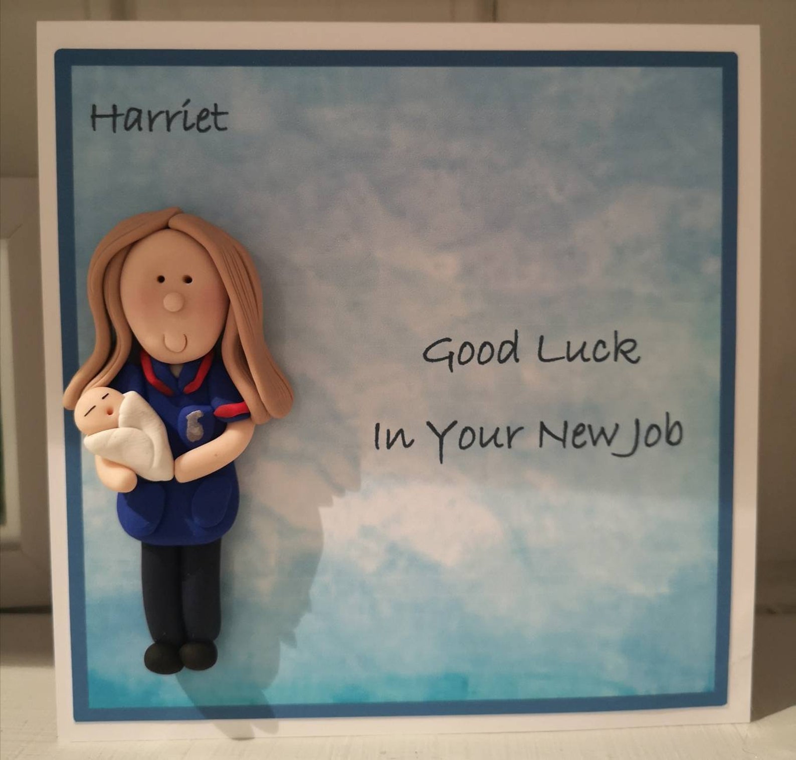 New Job/ Good Luck/ Congratulations Card for Nurse /midwife by Hot ...