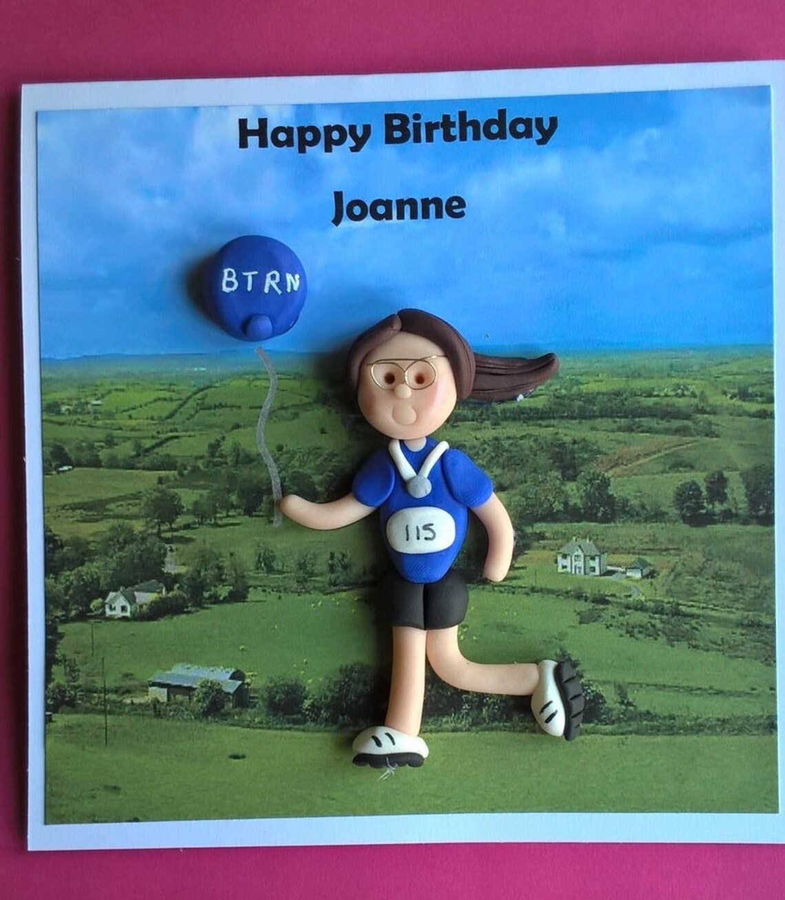Personalised Runner/ Jogger/ Walker/ Rambler Birthday Card Any | Etsy UK