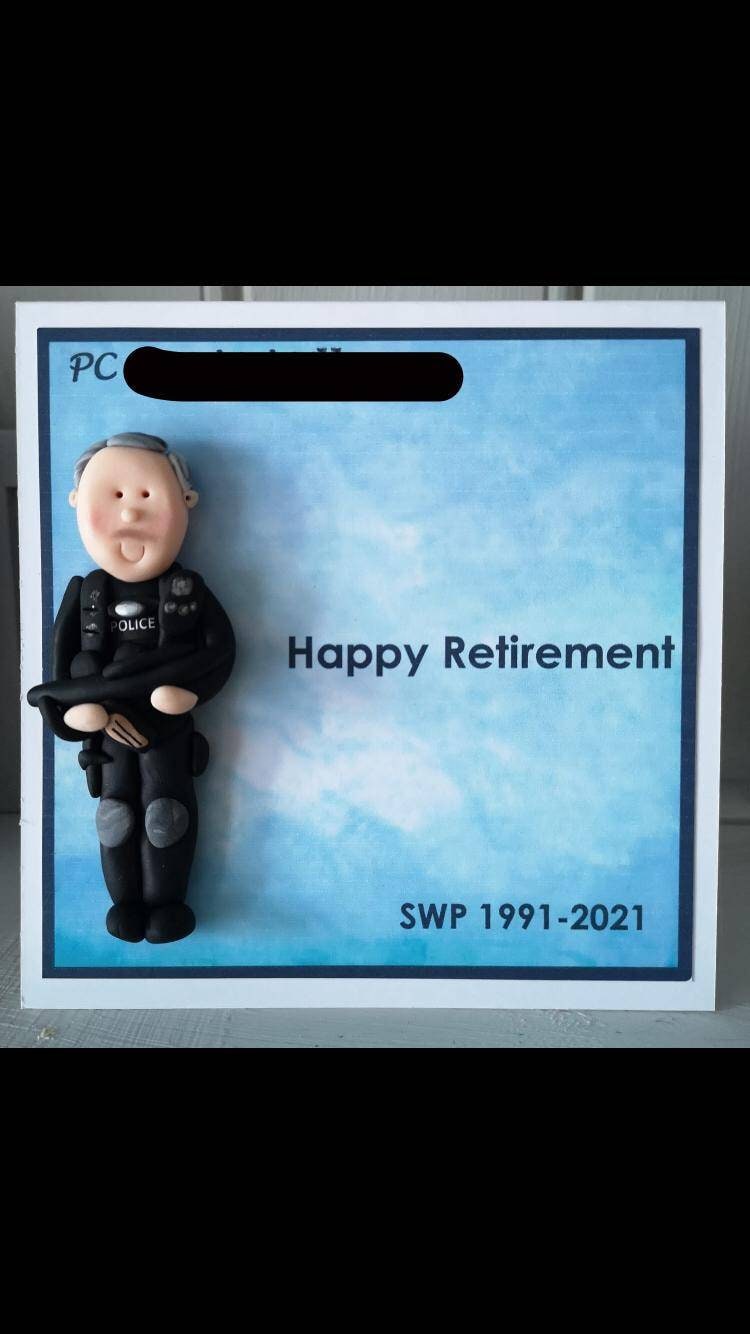 Police Officer Retirement /good Luck/ New Job/ Birthday Card - Etsy