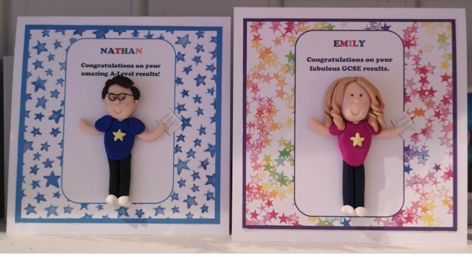 Personalised, Custom GCSE /A Level Congratulations, Exam Results Card ...