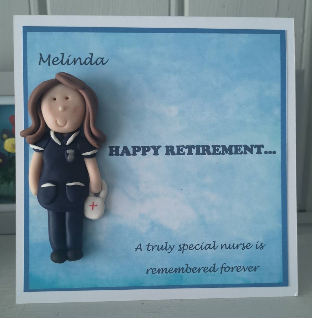Retirement Card for Nurse /health Visitor/ Midwife/doctor/paramedic by ...
