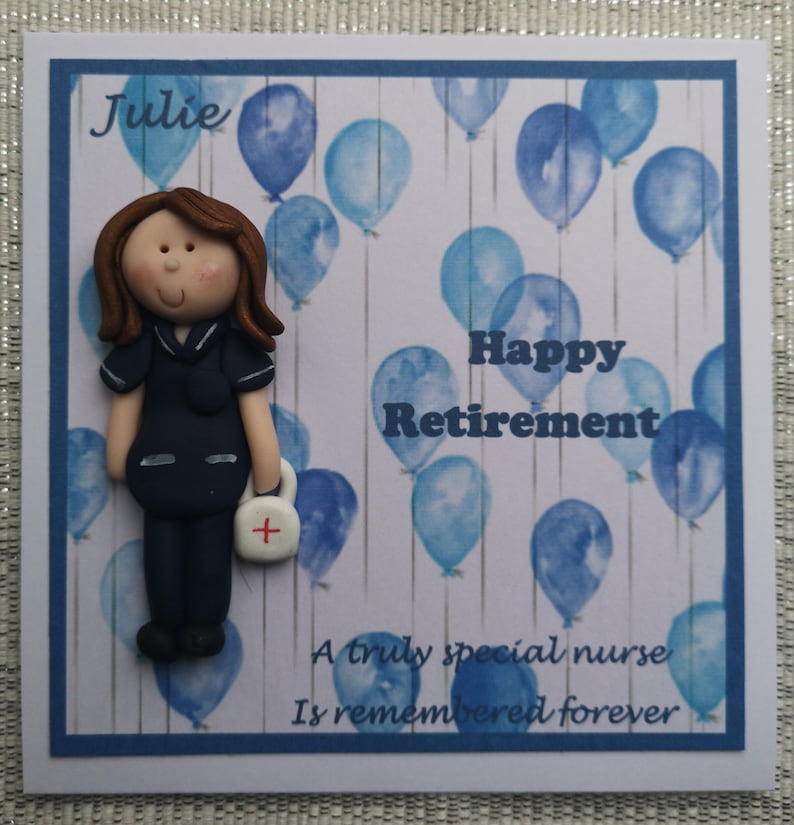 Retirement Card for Nurse /health Visitor/ - Etsy UK