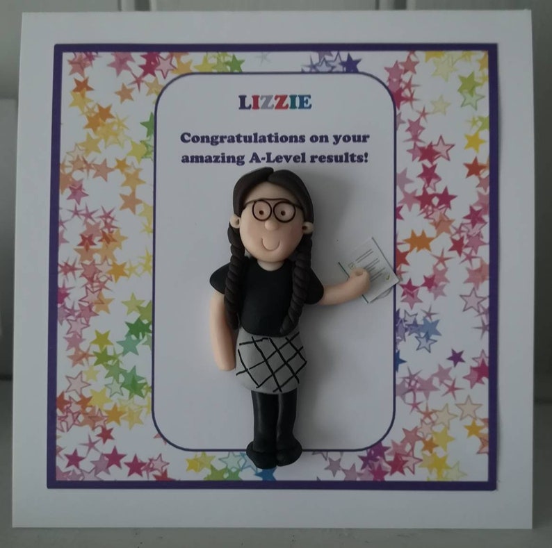 Personalised, Custom GCSE /A Level Congratulations, Exam Results Card ...