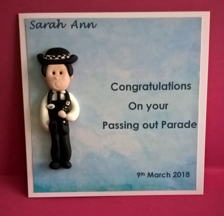 Police Officer Retirement /good Luck/ New Job/ Birthday Card - Etsy