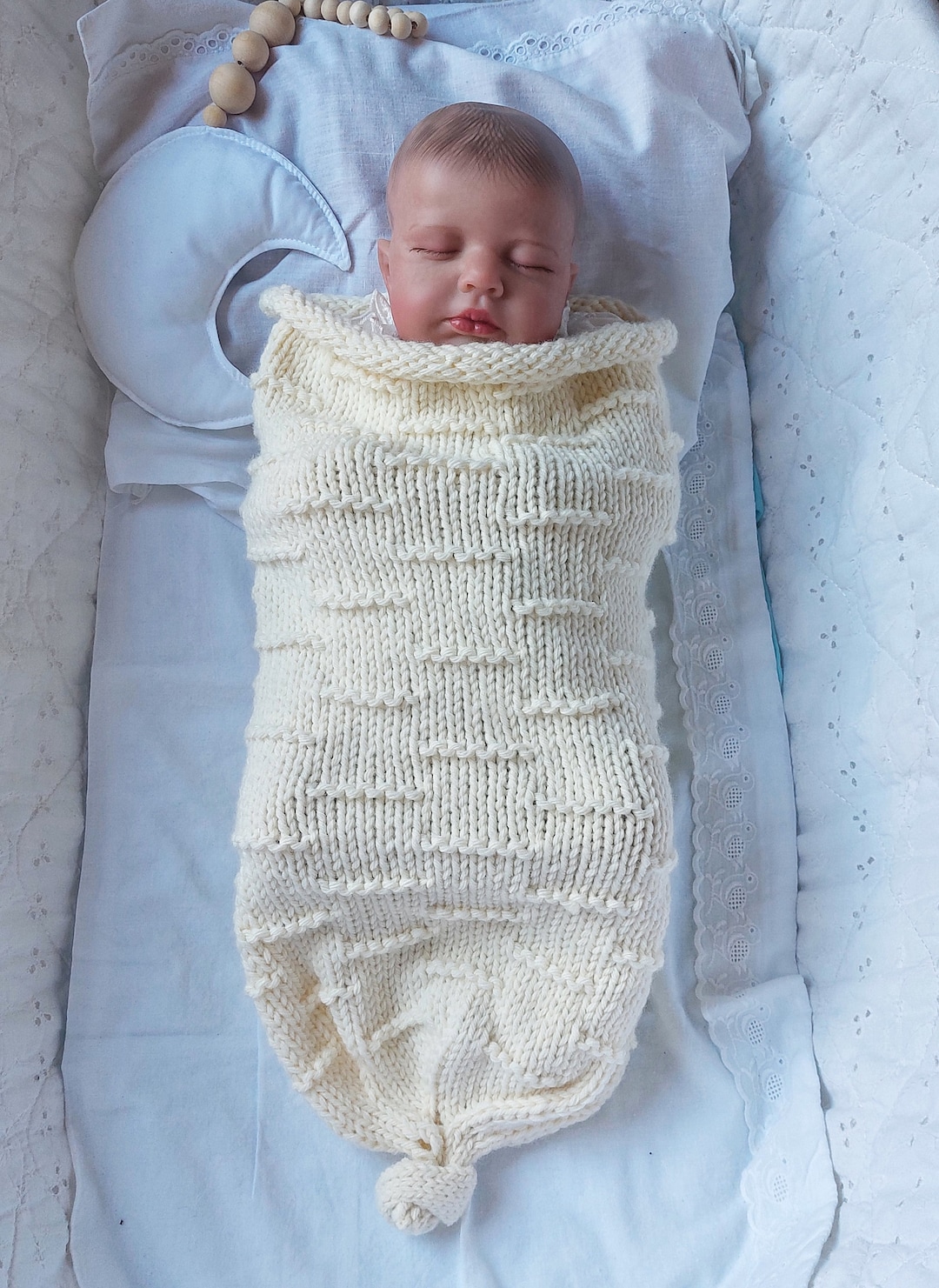 Cocoon Wool Sock Swaddling Birth Hand Knitted Merino Wool Different ...