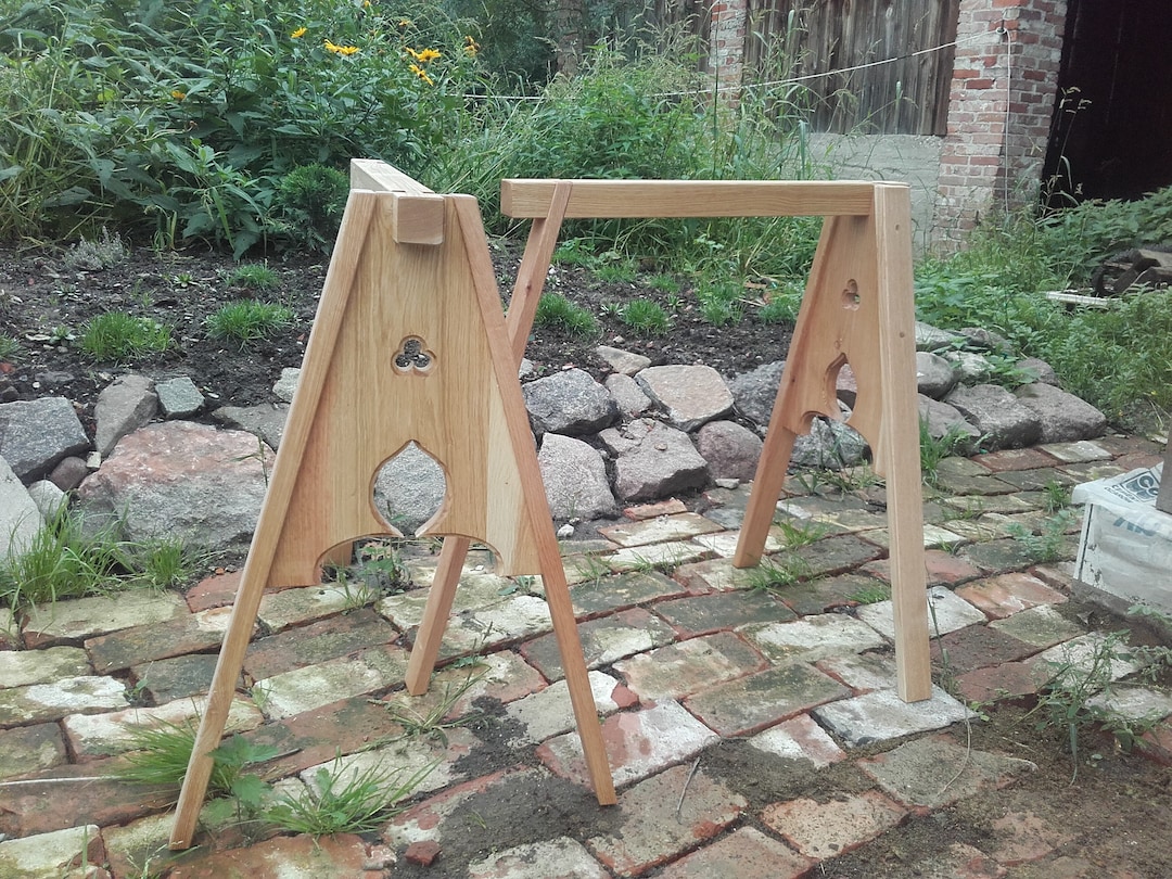 Medieval Table Tripods, Pair Medieval Table Tripods, Model A - Etsy
