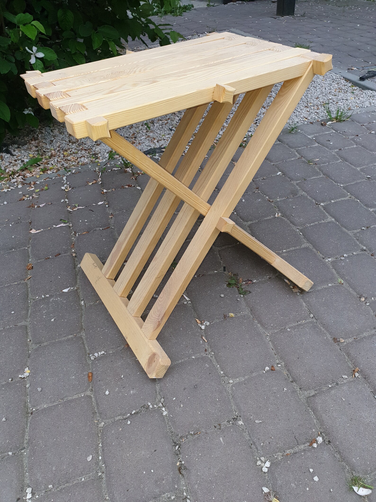 Simple Medieval Folding Wooden Stool, Scissor Stool. - Etsy