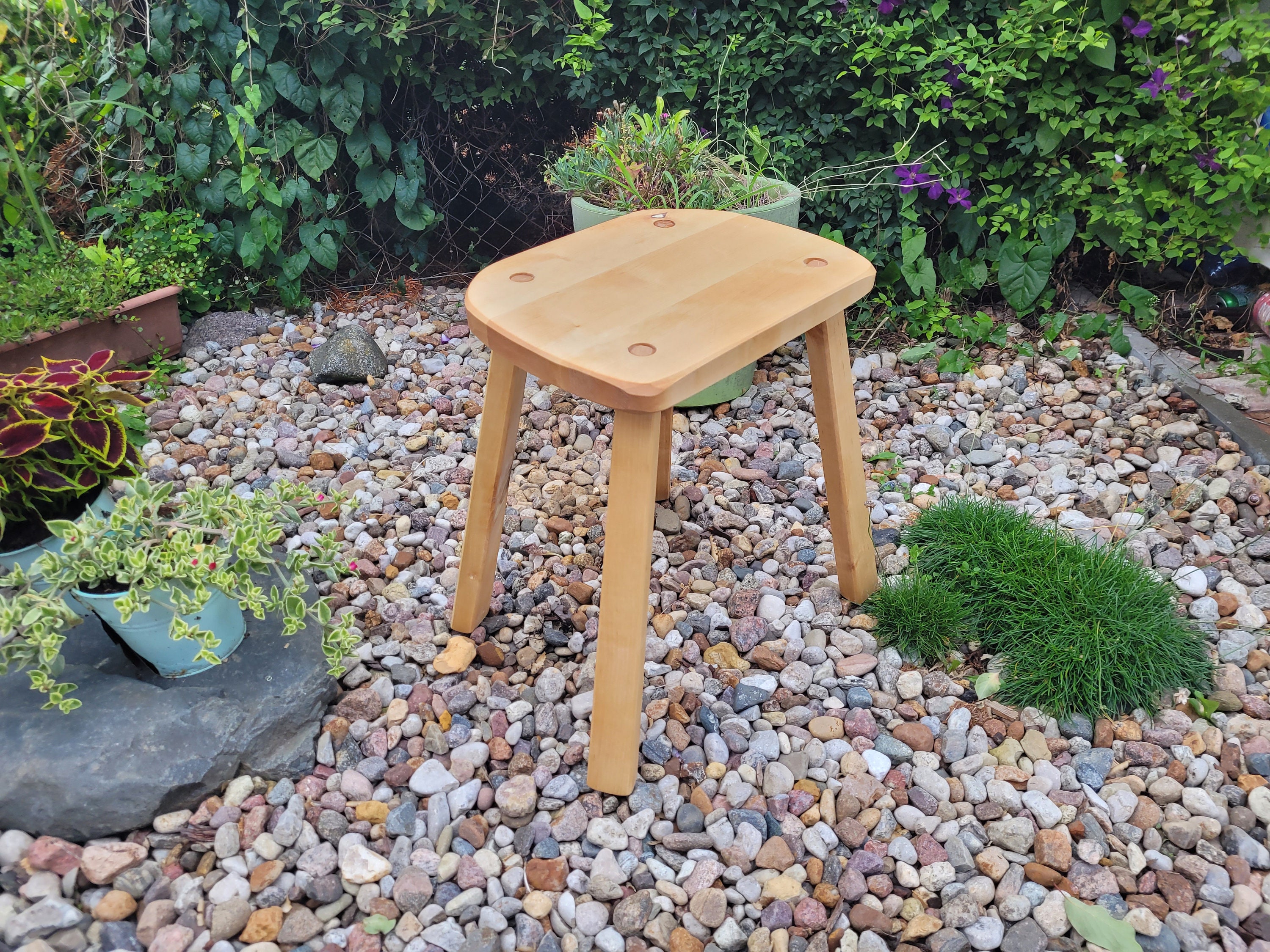 Medieval Viking Stool on 4 Legs - Etsy