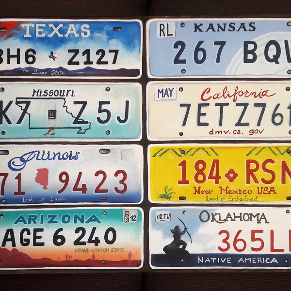 Oil License Plates - Etsy