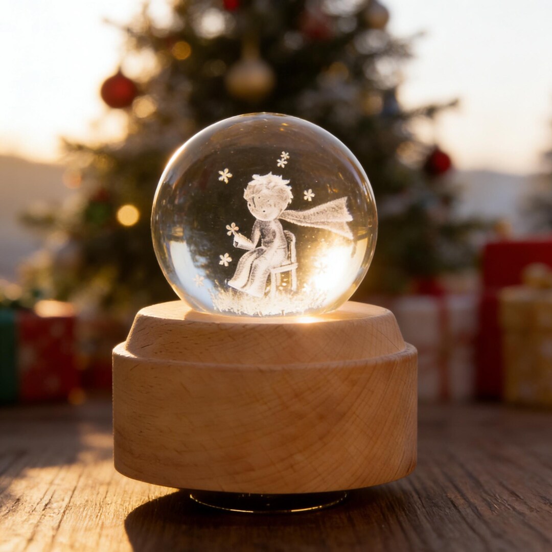 Personalized Little Prince Crystal Music Box,valentine's Day ...