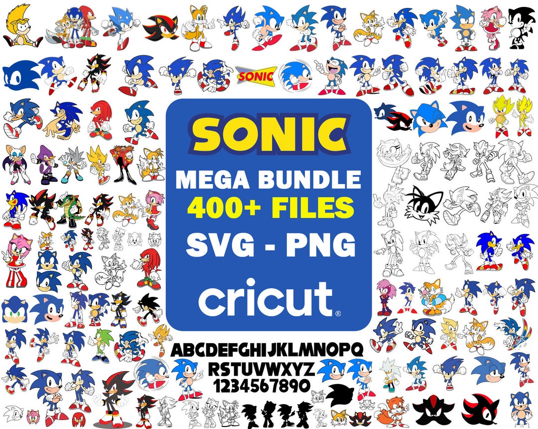 Sonic Svg, The Hedgehog Svg, Sonic Head Svg, sonic png, Layered SVG ...