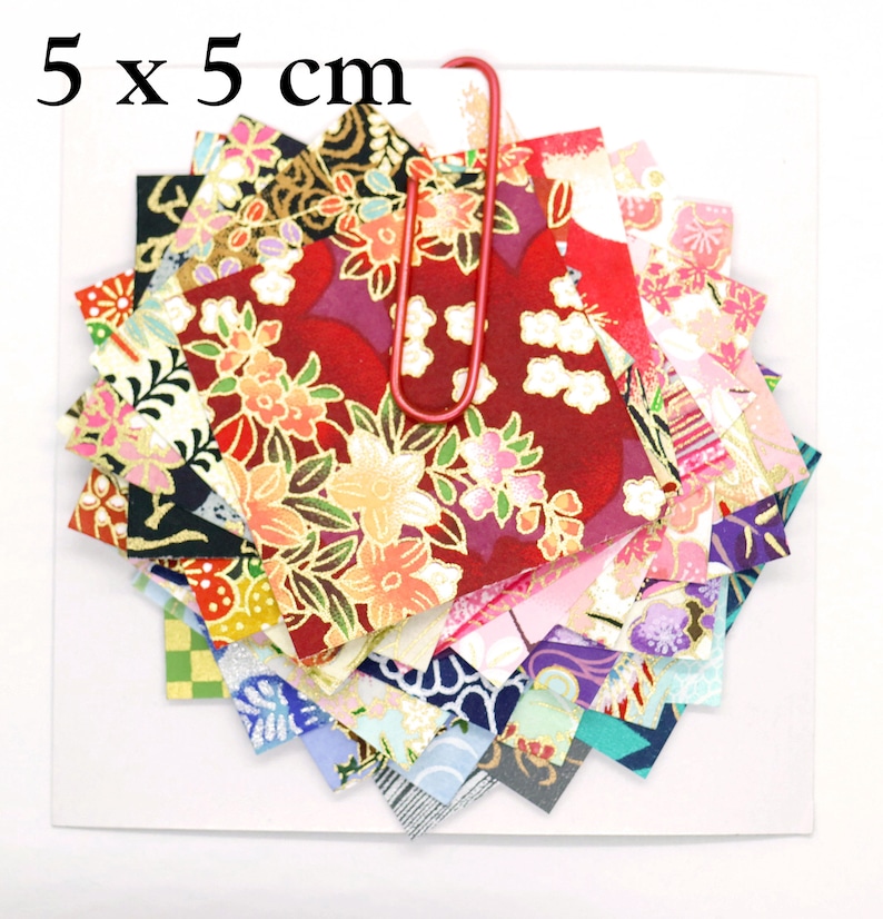 Japanese Yuzen Chiyogami Washi Paper Origami Paper Pack With - Etsy