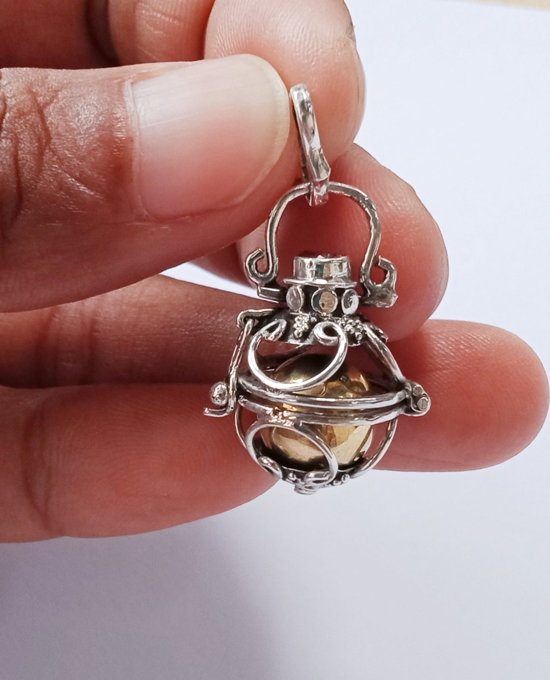 12mm Harmony Pendant Ball ,chime Ball,chime Pendant,druid Ball,mexican ...