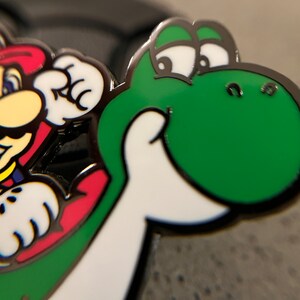 Super Mario World SNES Large Hard Enamel Pin Retro Gaming Charm for ...