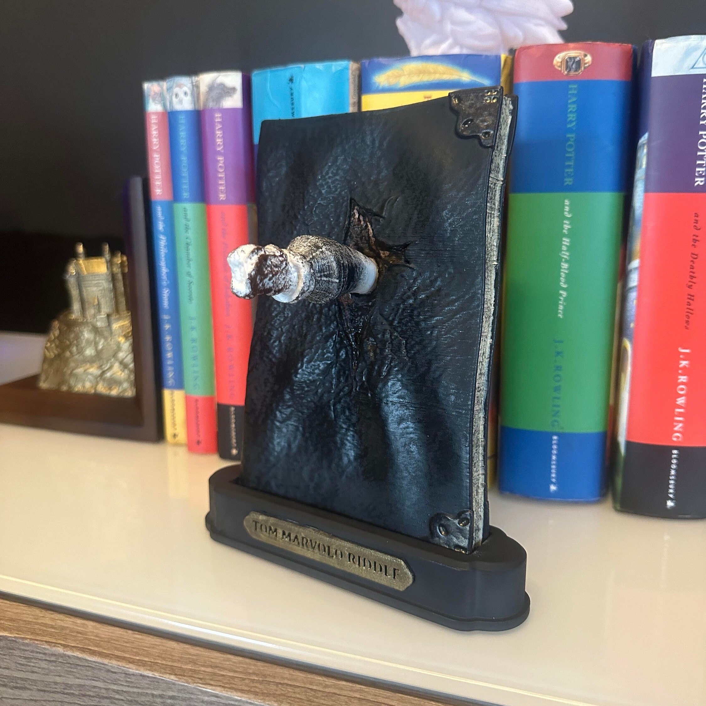 Tom Riddles Diary 3D Printed Hand Painted - Etsy