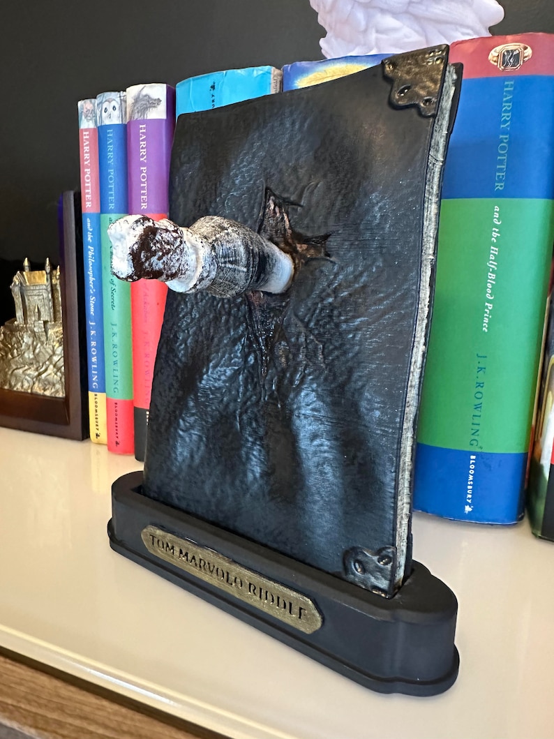 Tom Riddles Diary 3D Printed Hand Painted - Etsy