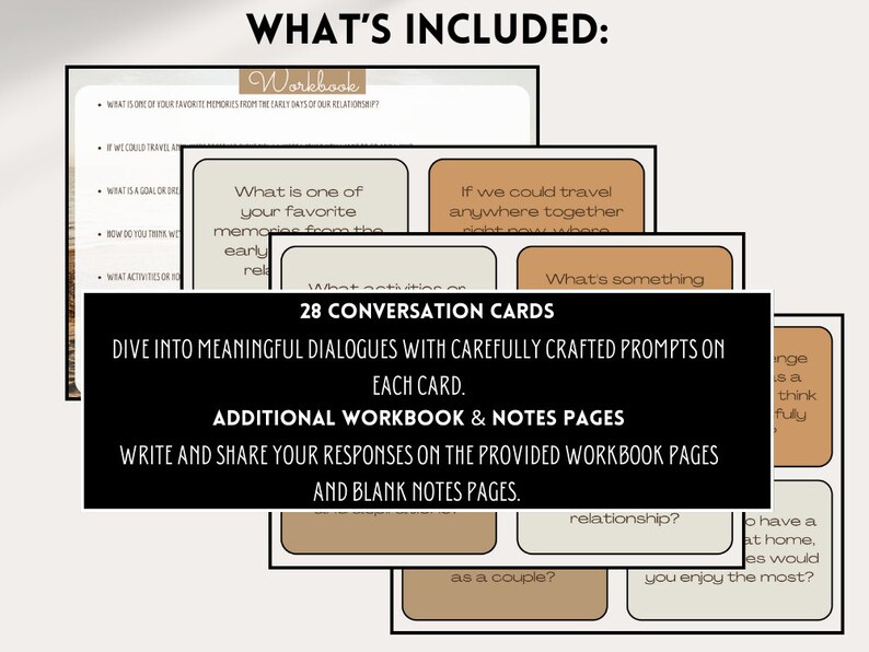 Soul Talks Emotional Intimacy Conversation Cards Questions for Couples ...