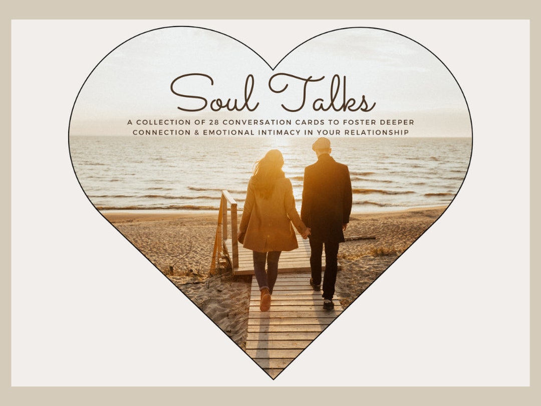Soul Talks Emotional Intimacy Conversation Cards Questions for Couples ...