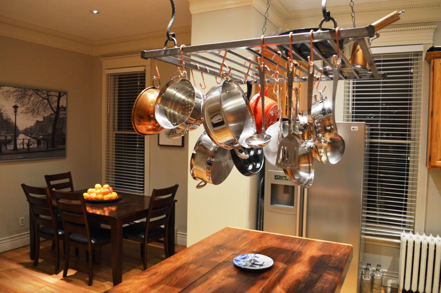 Modern Hanging Pot Rack - Large - Etsy