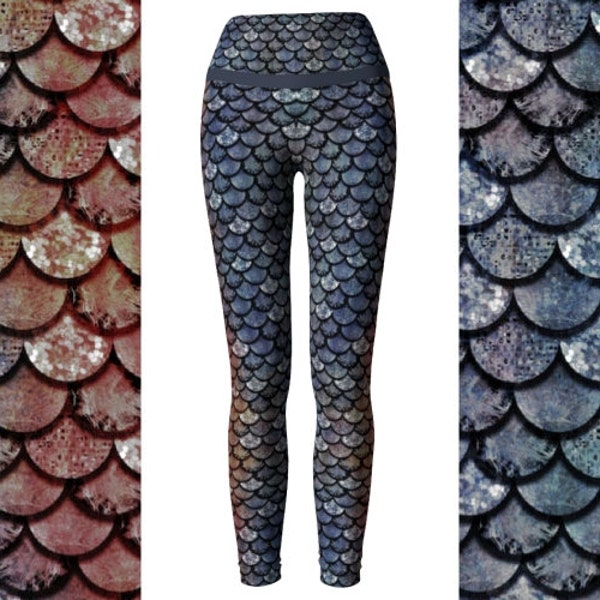 Scale Leggings - Etsy