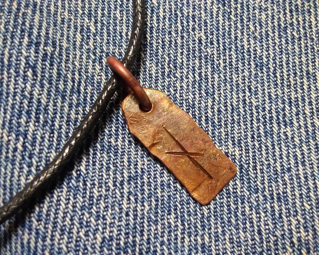 Rune Naudiz, Rune Pendant Naudiz, Rune Bracelet Naudiz, Rune of ...