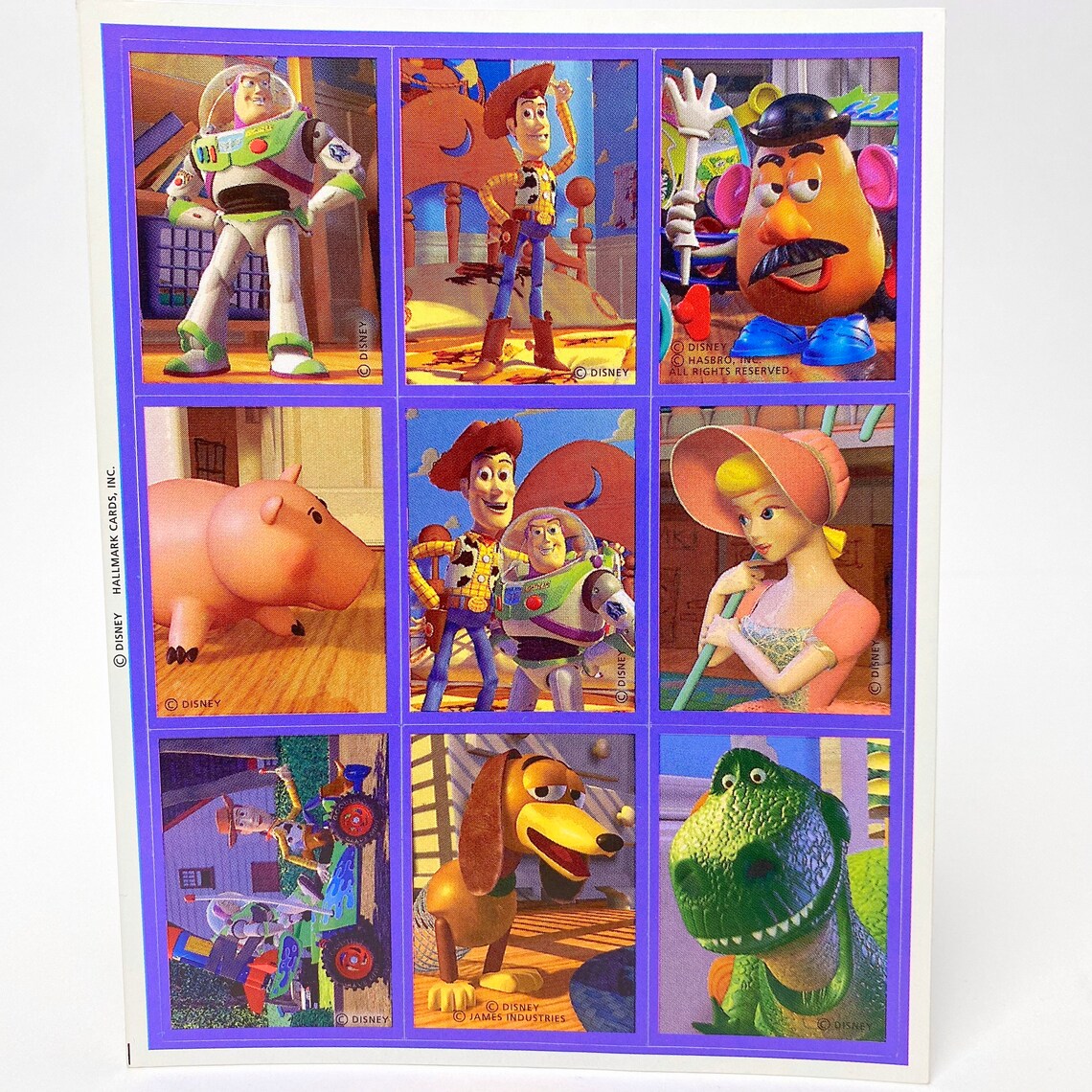Vintage Toy Story Sticker Sheet by Hallmark Disney Pixar | Etsy