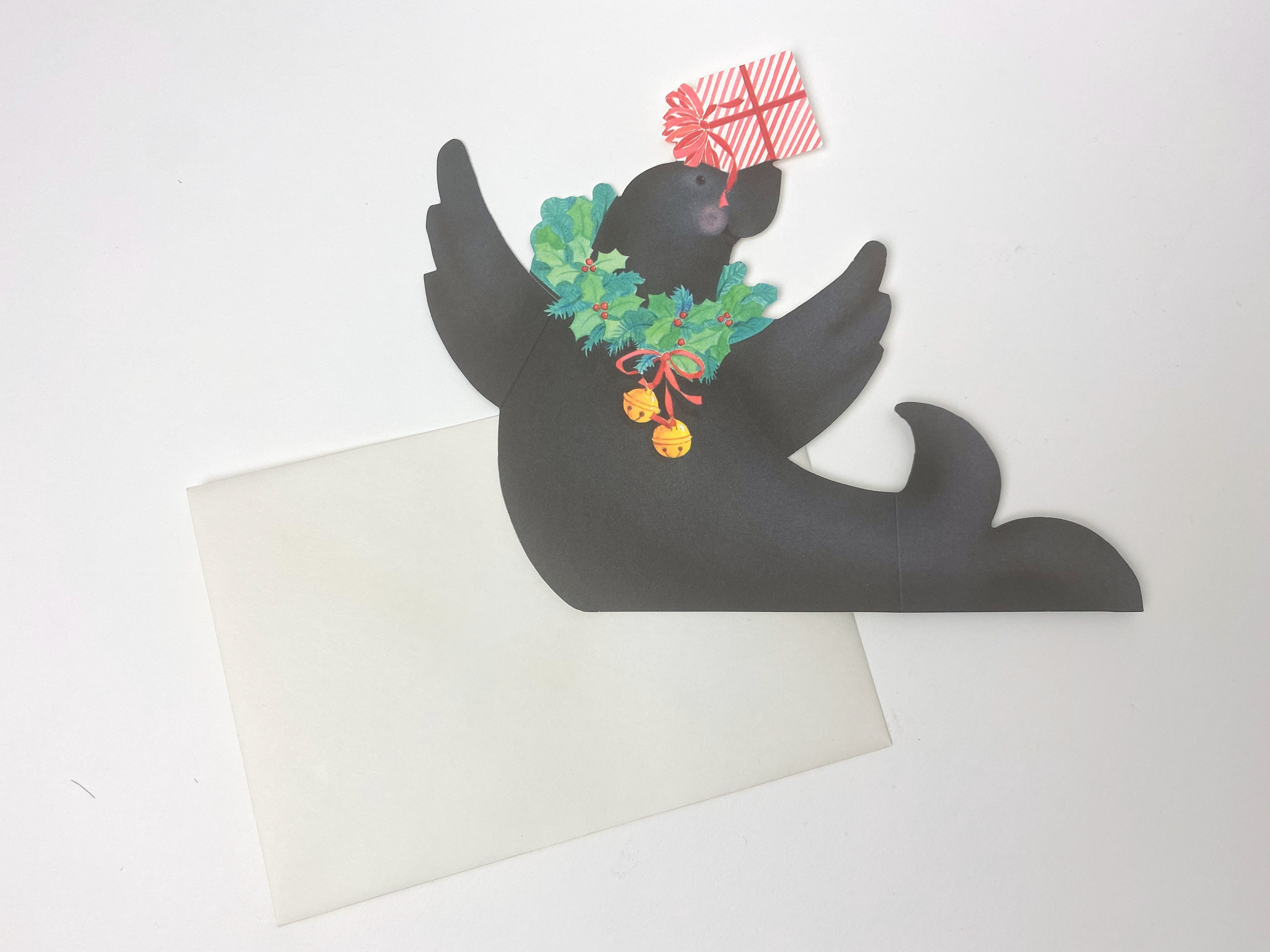 Vintage Hallmark Christmas Cards - Set of 3 Holiday Cards - Bear ...
