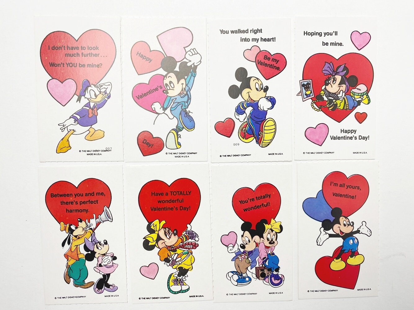 Vintage Mickey Mouse Valentine Cards Your Choice 80s - Etsy
