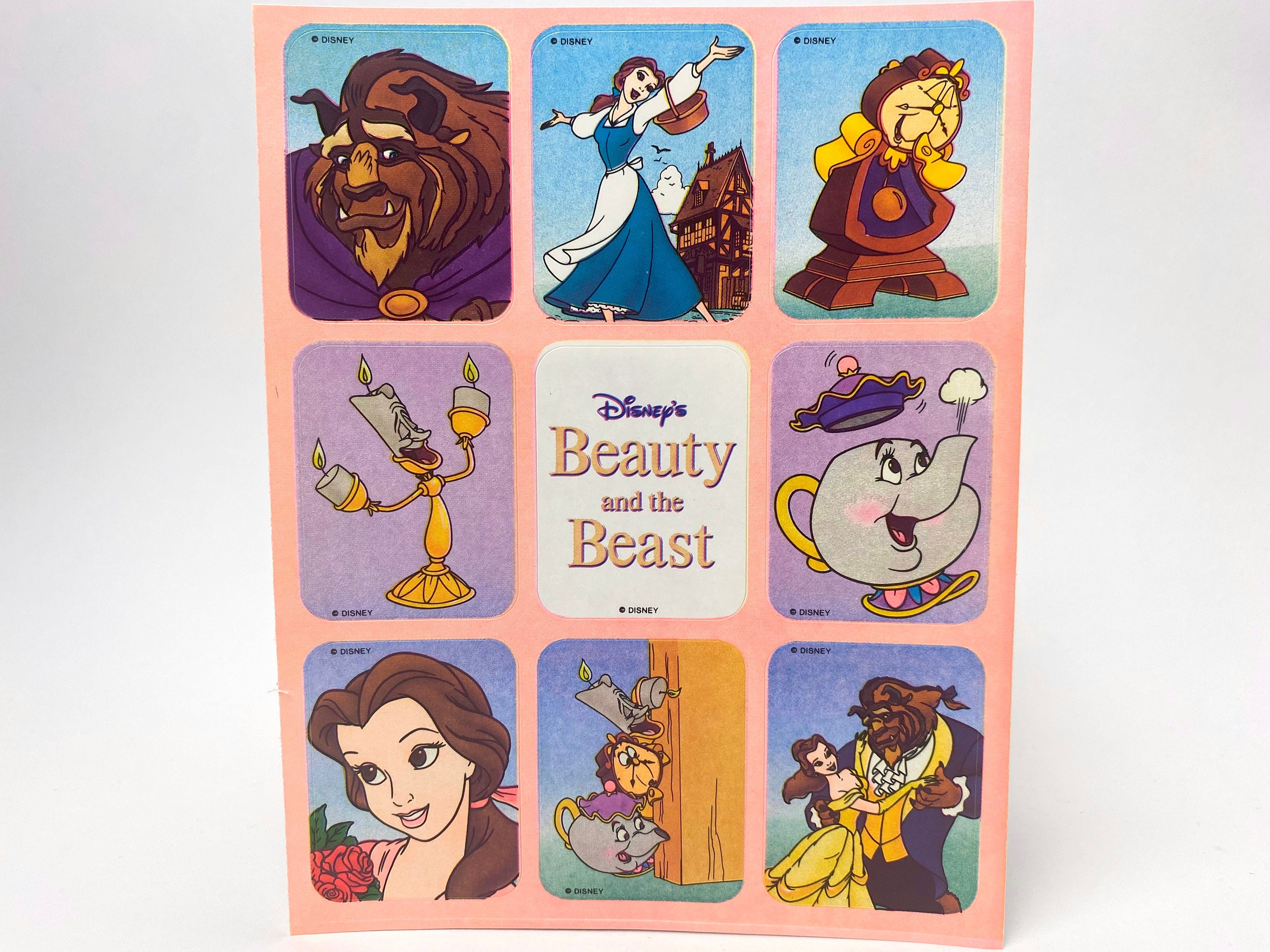 Vintage Beauty & the Beast Sticker Sheet by Cleo Gibson - Etsy