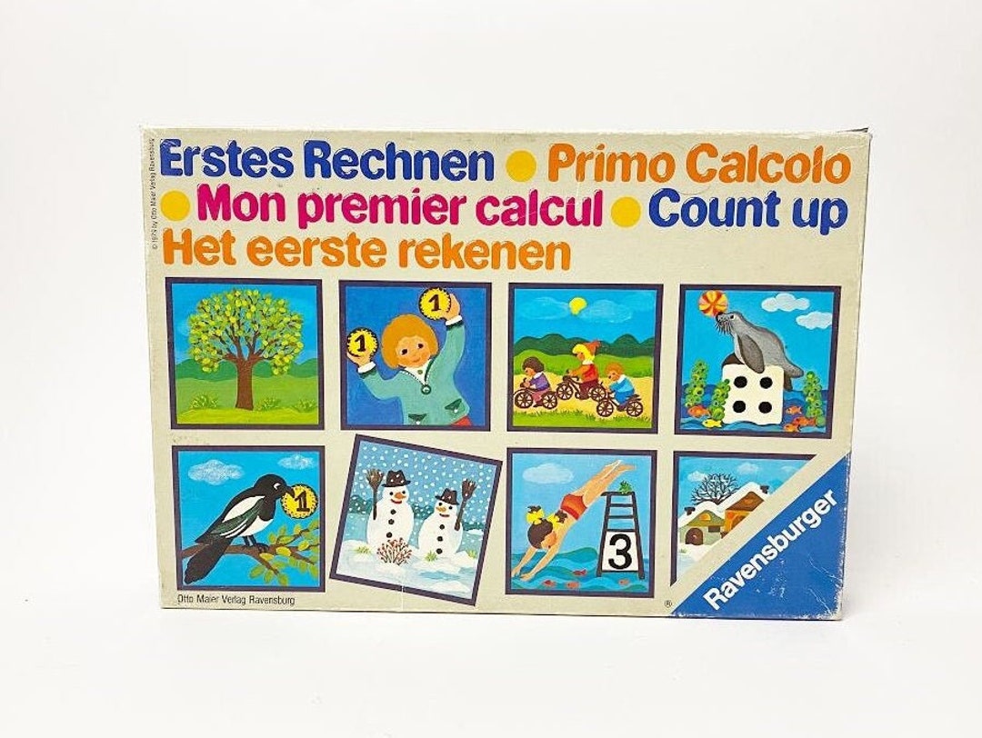 Vintage 1979 Ravensburger - Count up Game - Educational Game - Numbers ...