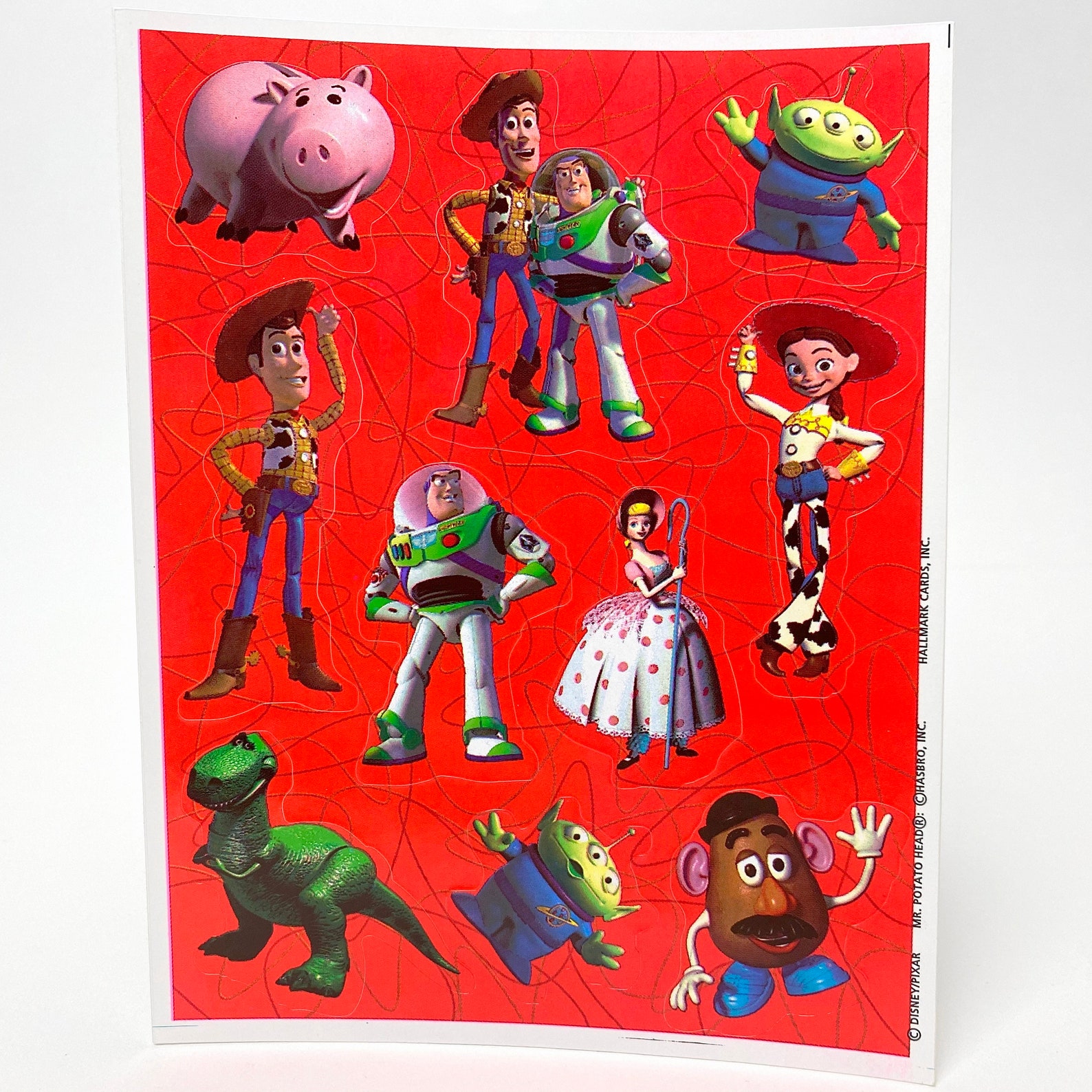 Vintage Toy Story Sticker Sheet de Hallmark Disney Pixar - Etsy España