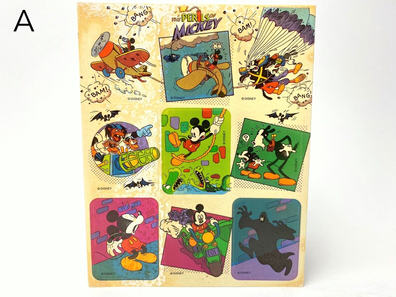 Vintage Mickey & Friends Sticker Sheets by Gibson - Your Choice ...