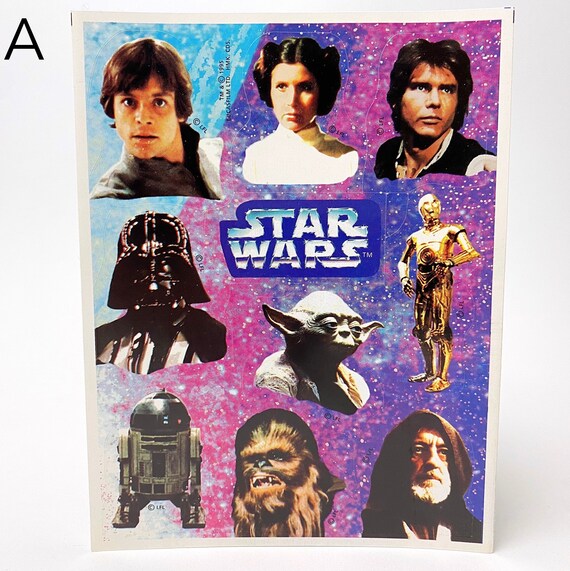 Electronics & Accessories Laptop Star Wars Sticker Sheet 6X4 in. etna ...